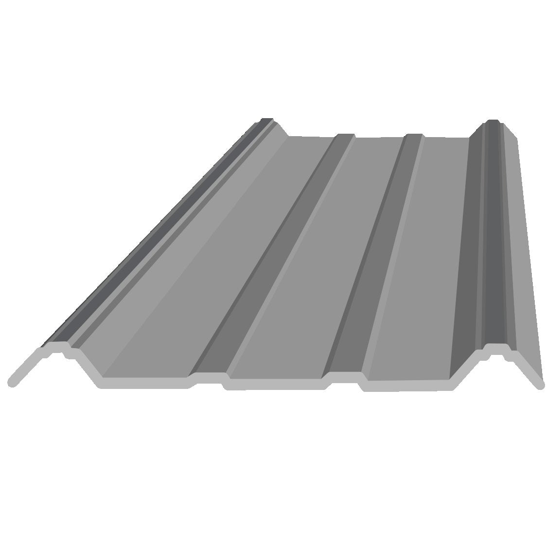Exposed fasteners RIB profile with rib height ¾” metal roofing – Roofivent